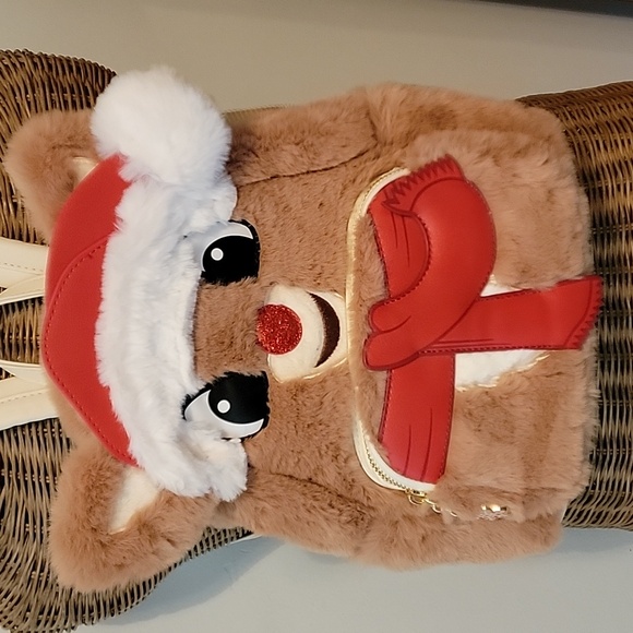Loungefly | Bags | Loungefly Rudolph Fluffy Christmas Backpack | Poshmark
